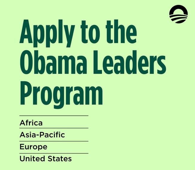 Apply now for the Obama Leaders Program in 2024(Fully-funded) - Do